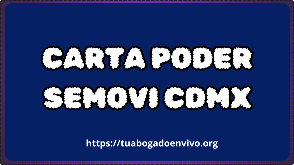 CARTA PODER SEMOVI PDF #1